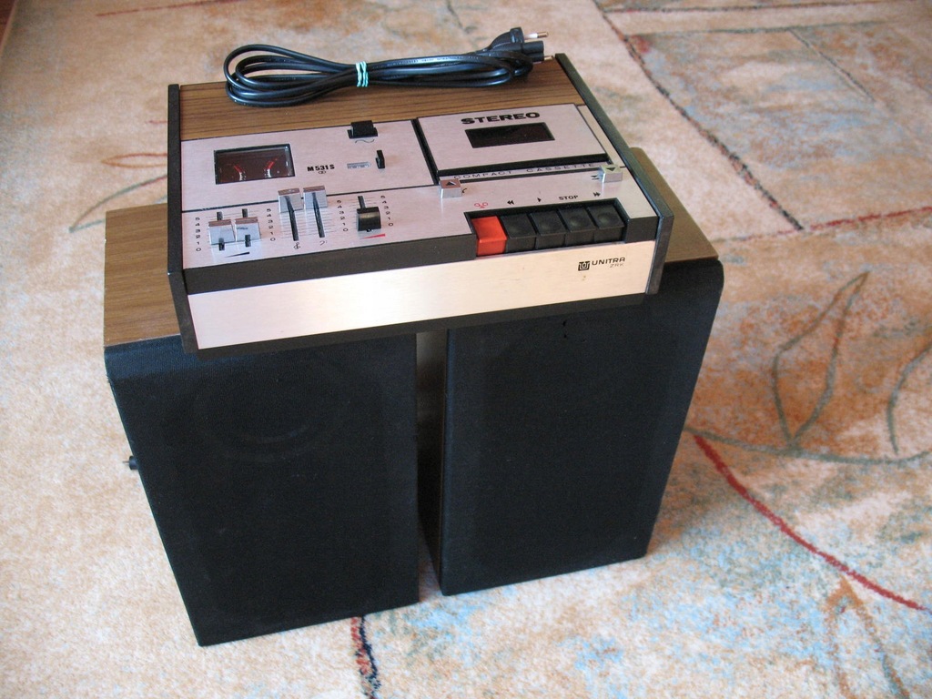 Magnetofon kasetowy Unitra M531s + kolumny - 11974495432 - oficjalne ...