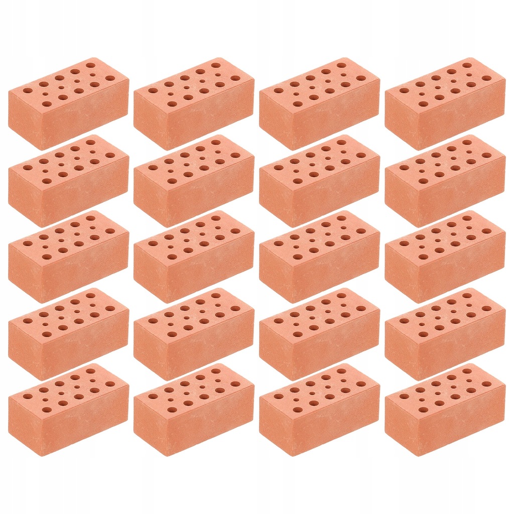 Simulated Brick Kids Decor Blocks Red 20 Pcs - 13595308365 - oficjalne ...