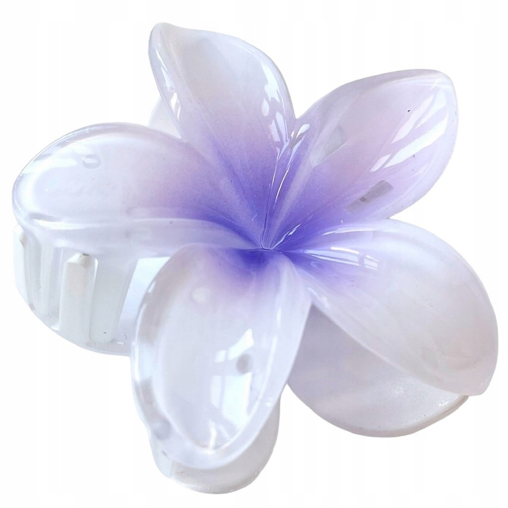 Klamra hibiskus spinka do włosów duża kwiat kwiatek boho hawajska ...