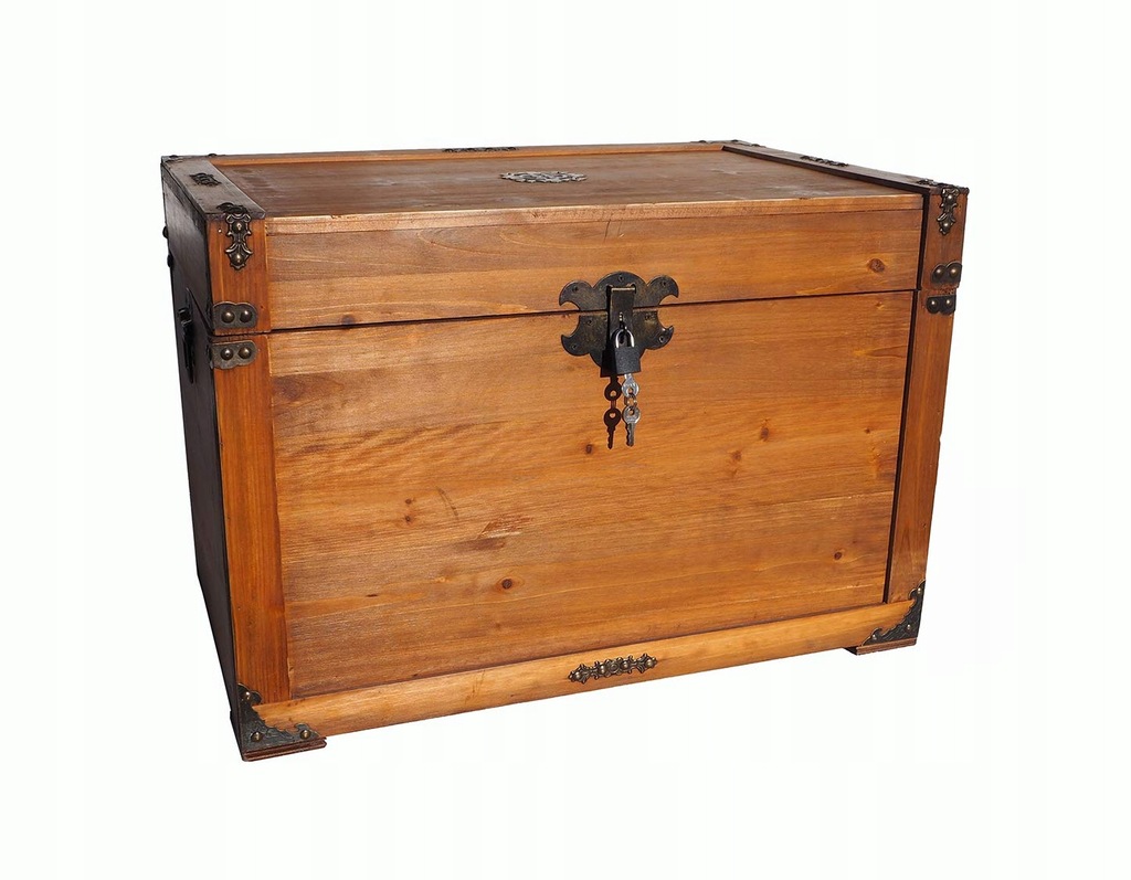 MYBOXES Skrzynia skarbów piracka 60x40x41cm - 13394253625 - oficjalne archiwum Allegro