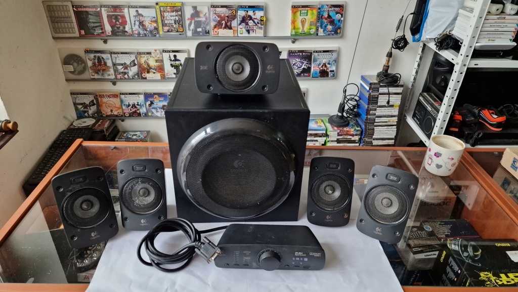 ZESTAW GŁOŚNIKÓW 5.1 LOGITECH Z906 STAN DB GWR - 13122049452 - oficjalne archiwum Allegro