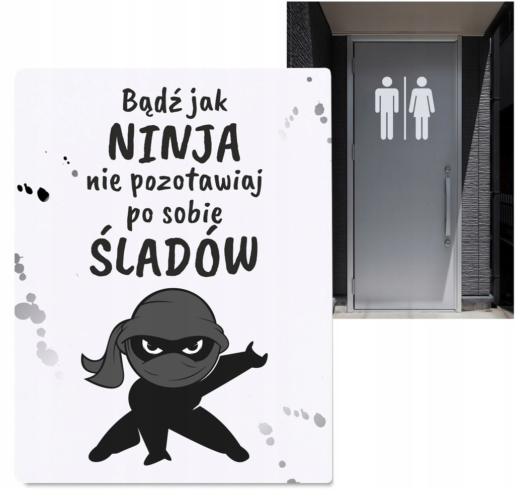 Tabliczka Tabliczki Do TOALETY WC INFORMACYJNA - 13875370511 ...