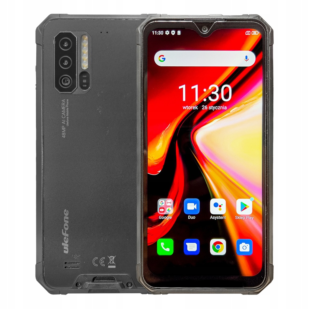 Smartfon pancerny Ulefone Armor 7 8/128GB IP68/69K - 13044801426 - oficjalne archiwum Allegro