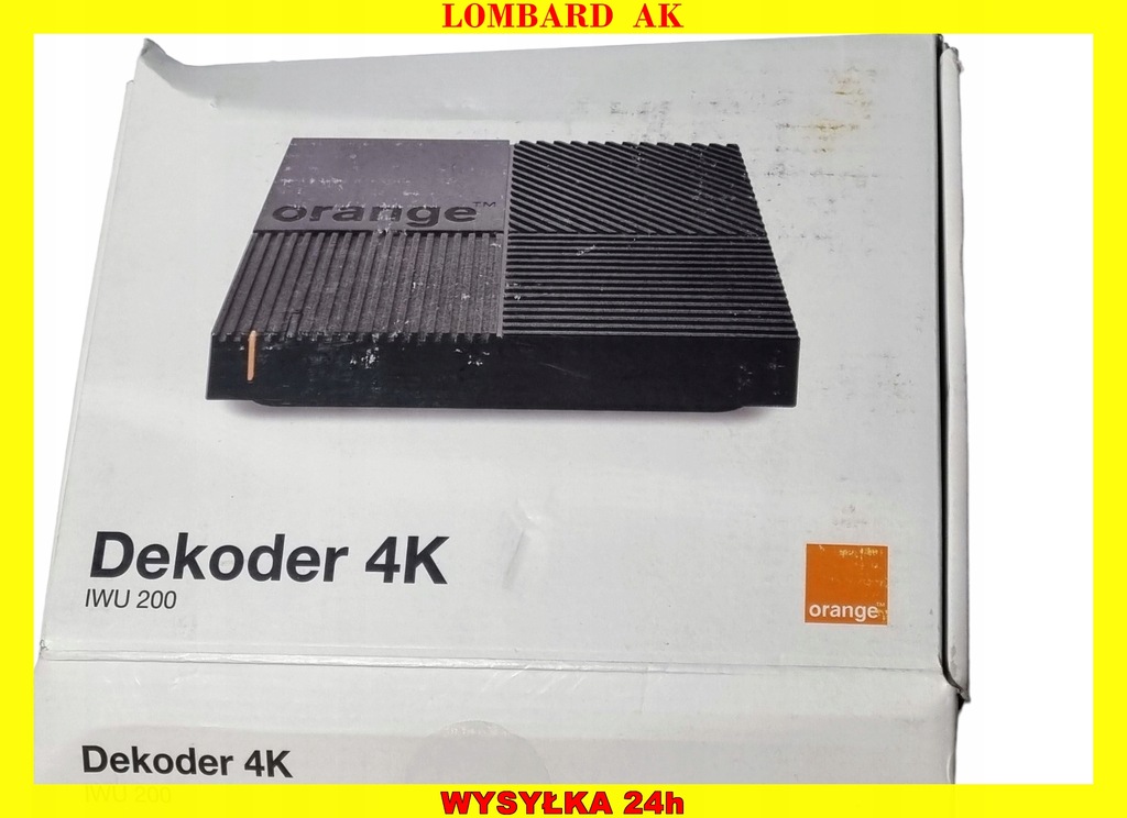 Dekoder 4K Orange Sagemcom IWU200 - LOMBARD AK - 13209060021 ...