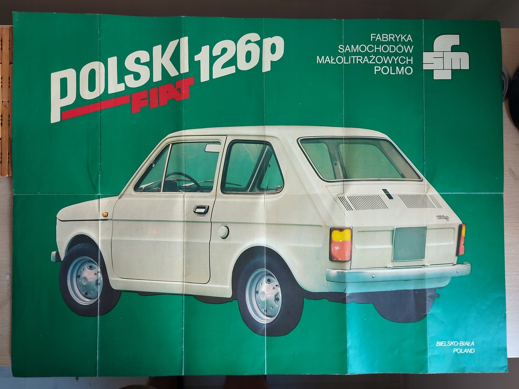 Plakat Reklama MALUCH FIAT 126p PRL - 10947224720 - oficjalne archiwum ...