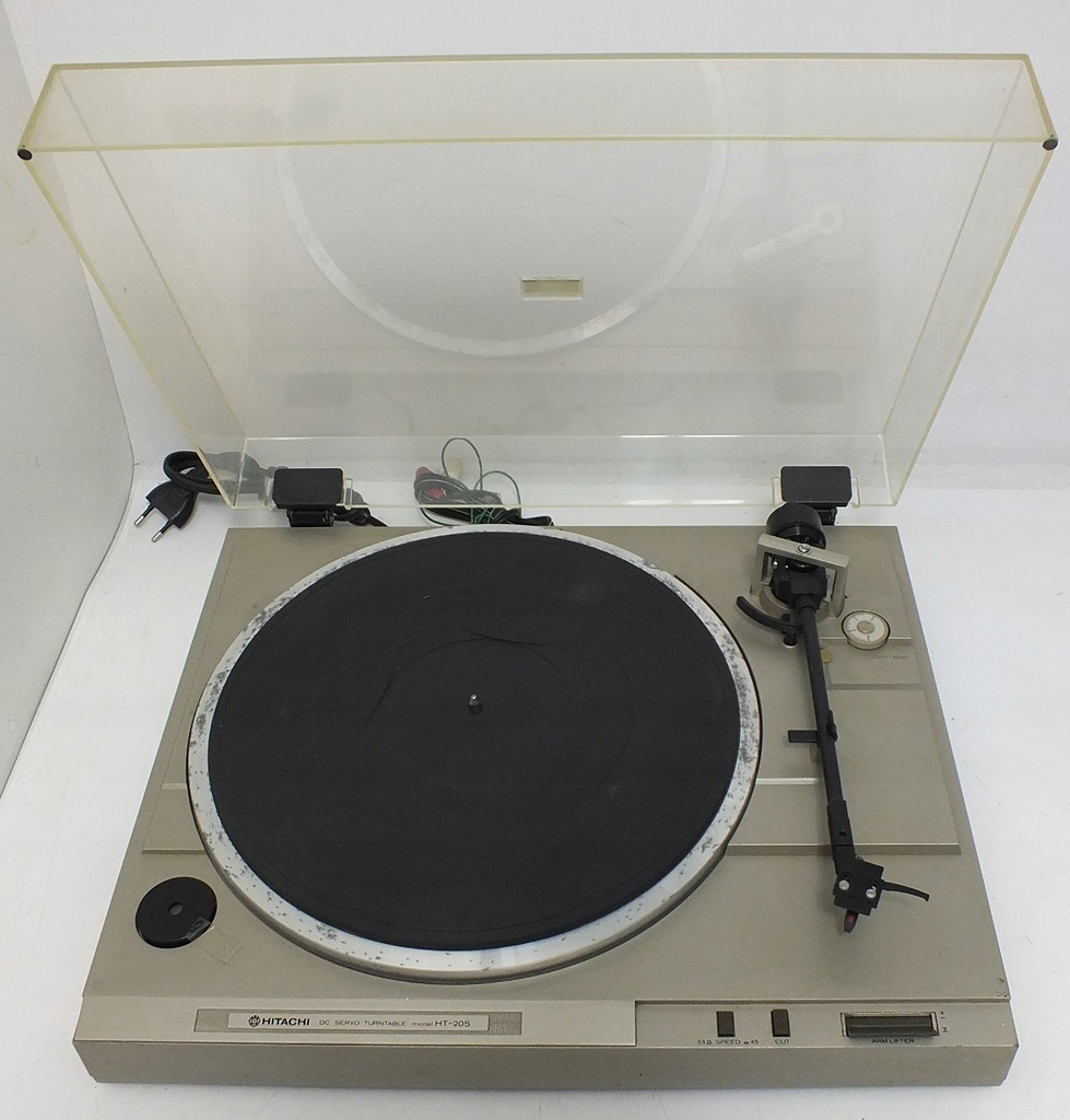 Gramofon Hitachi Ht-20s igła Ortofon OM10 w pełni sprawny ZOBACZ ...