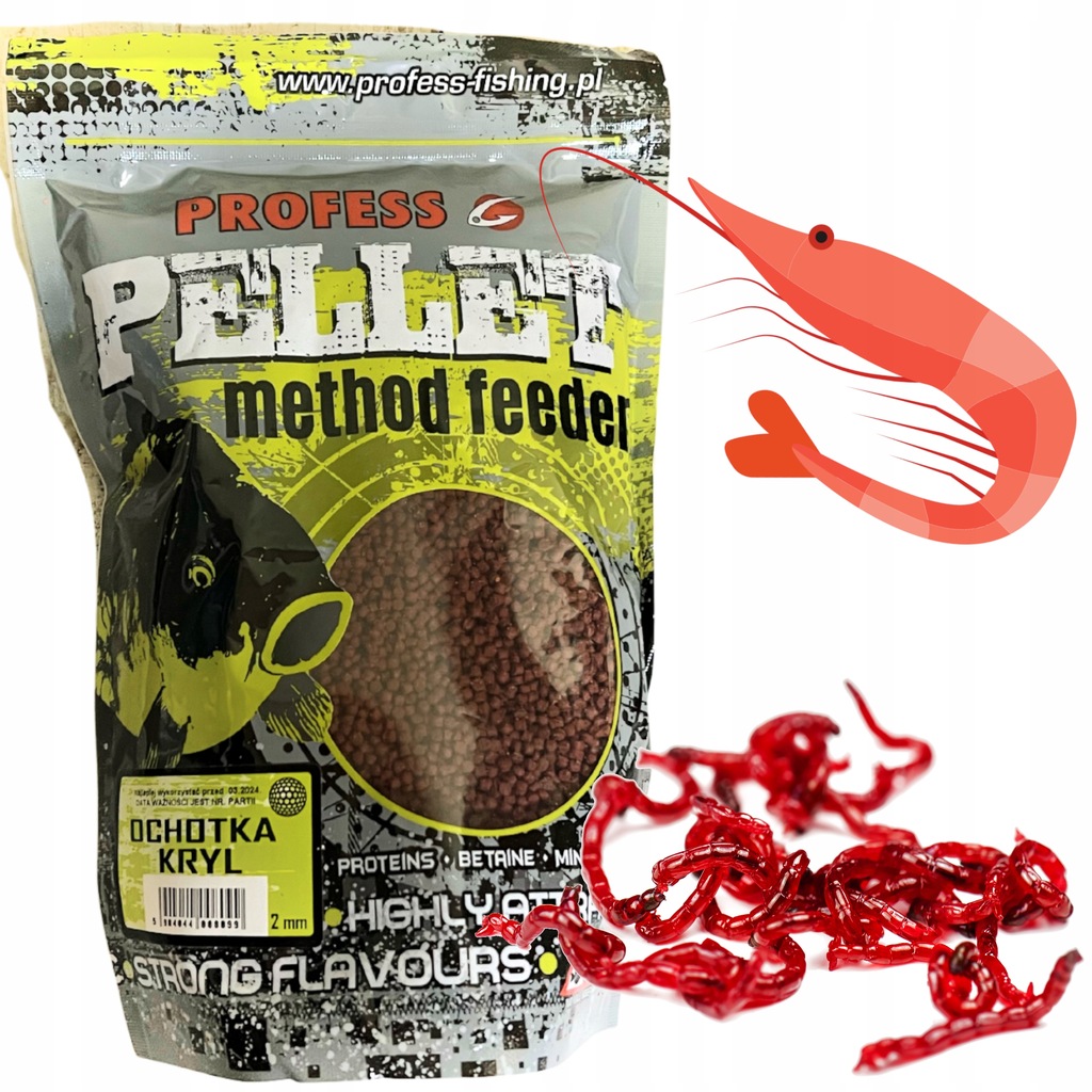 PELLET do metody OCHOTKA i KRYL METHOD FEEDER 700g - 12061305683 - oficjalne archiwum Allegro