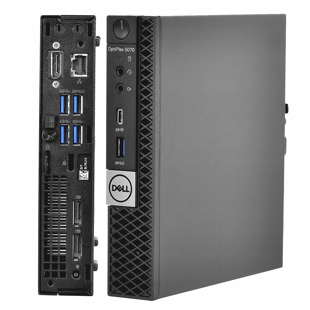 Kompaktowy Mini PC Dell 5070 Micro MFF i5 9Gen 16GB 512GB SSD NVMe ...