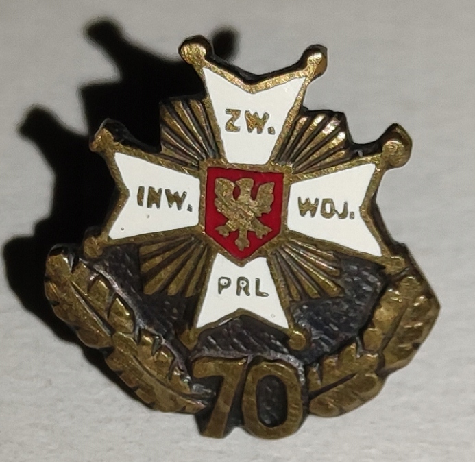 Odznaka ZW 70 lat Inwalidów Wojennych ZIW PRL - 14732225507 - oficjalne ...