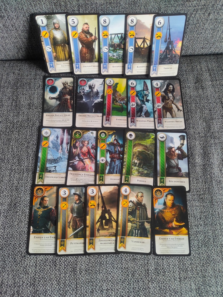 KARTY GWINT KARTY DO GWINTA 4 TALIE WIEDŹMIN CDP - 13188173200 ...