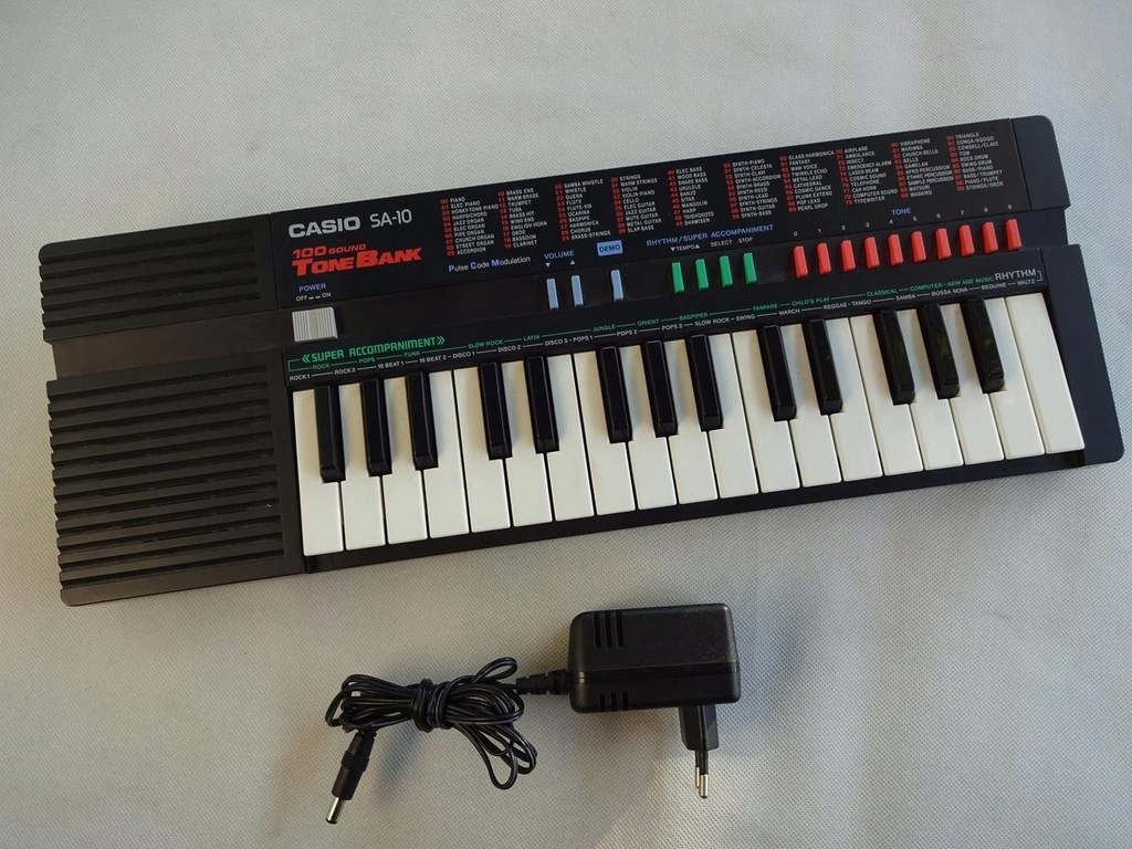 Keyboard CASIO SA-10 syntezator Japan - 14204712587 - oficjalne ...