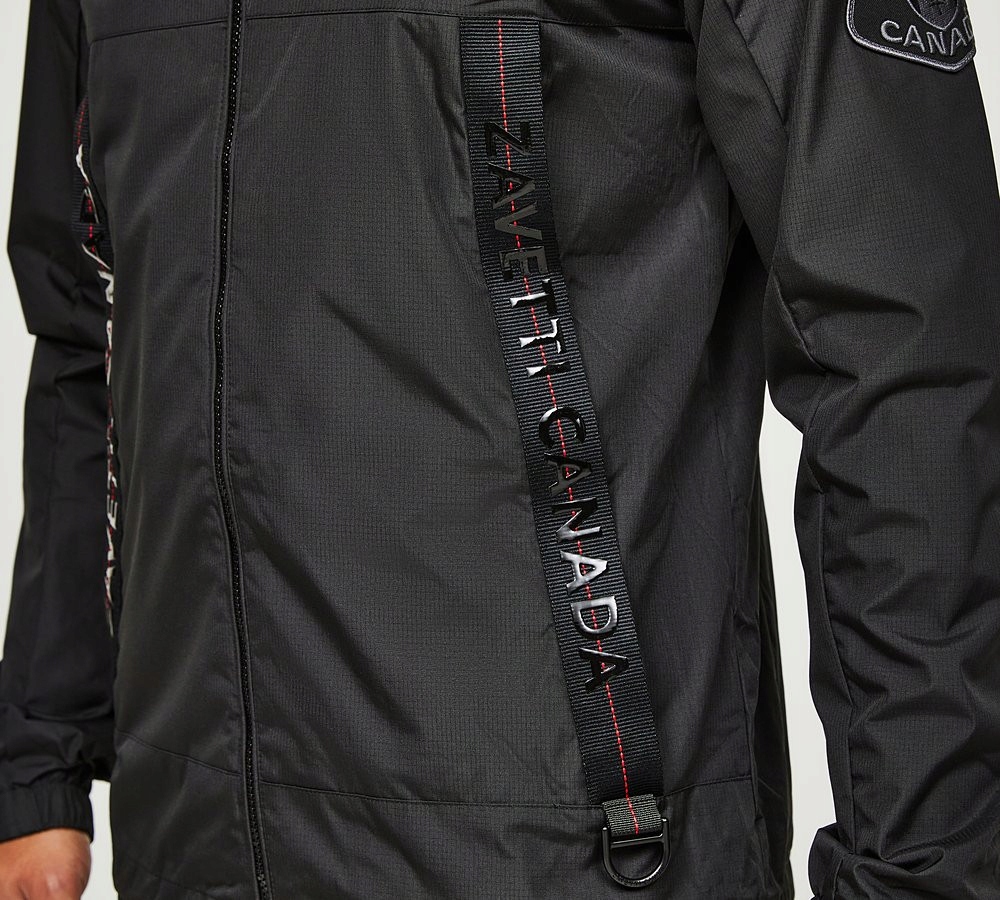 Zavetti Canada dku KURTKA KAPTUR CZARNA LOGO WIATRÓWKA POTENZA L XTR ...