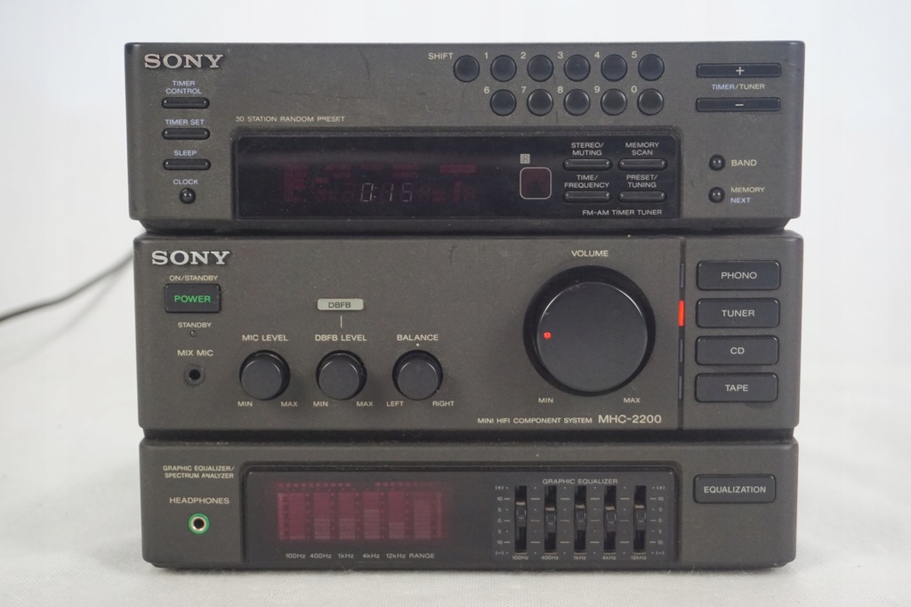 Wzmacniacz + tuner Mini Sony MHC-2200 St-818M W-wa - 12317012240 ...
