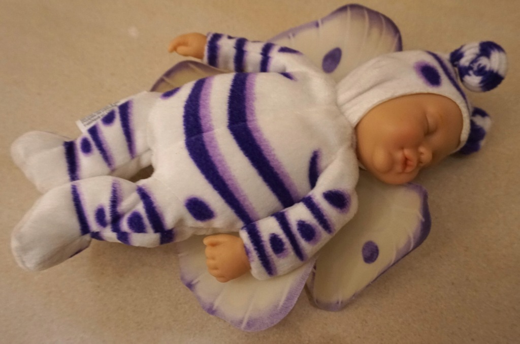 Anne Geddes Lalka Bobas Śpiący Motyl Motylek 22cm - 11990441519 ...
