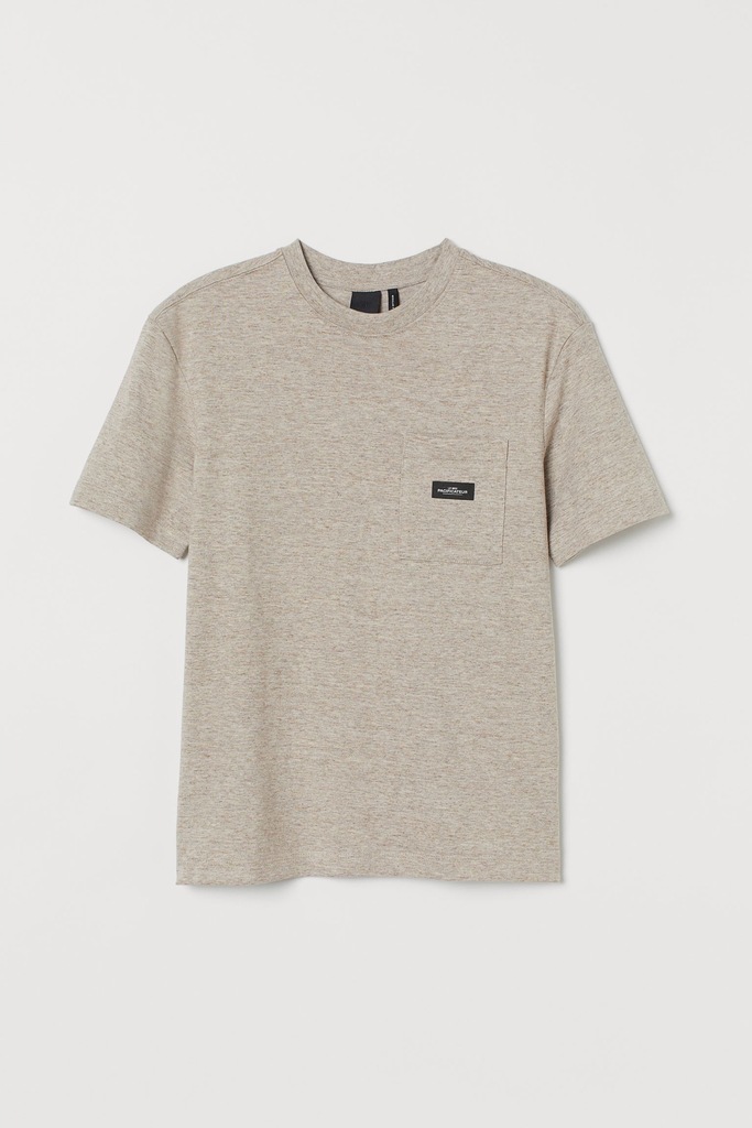 H&M T-shirt z bawełny regular 38 M O100 - 13094012537 - oficjalne archiwum Allegro