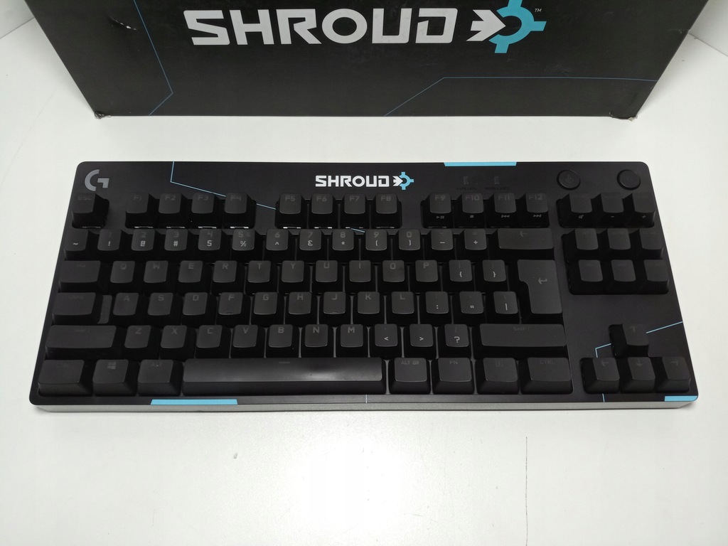 Klawiatura LOGITECH G Pro X Shroud QWERTY US - 13151554767 - oficjalne ...