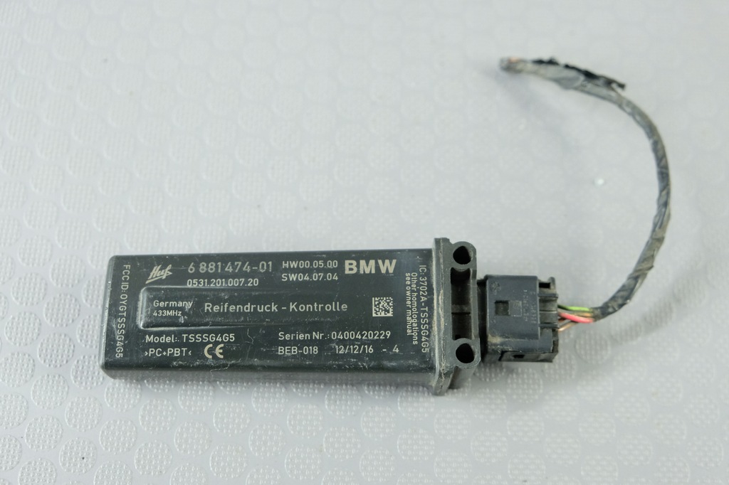 MODUŁ STEROWNIK CIŚNIENIA POWIETRZA OPON RDC BMW X3 F25 5 F10 ...