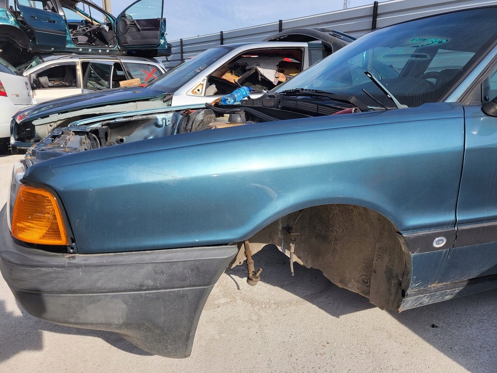 AUDI 80 B3 Błotnik Przód Lewy 86-91r LY6Z - 14440956190 - oficjalne ...
