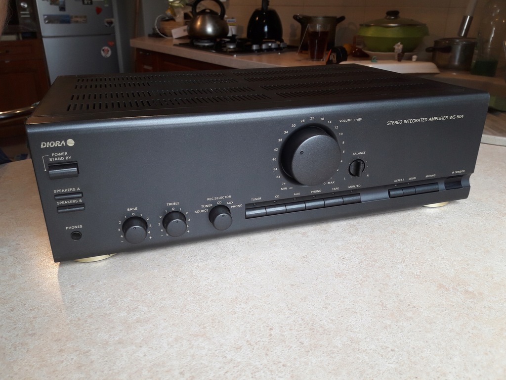Wzmacniacz DIORA WS 504 100% ORYGINAŁ kolor ANTRACYT po przeglądzie - 15314701566 - oficjalne ...