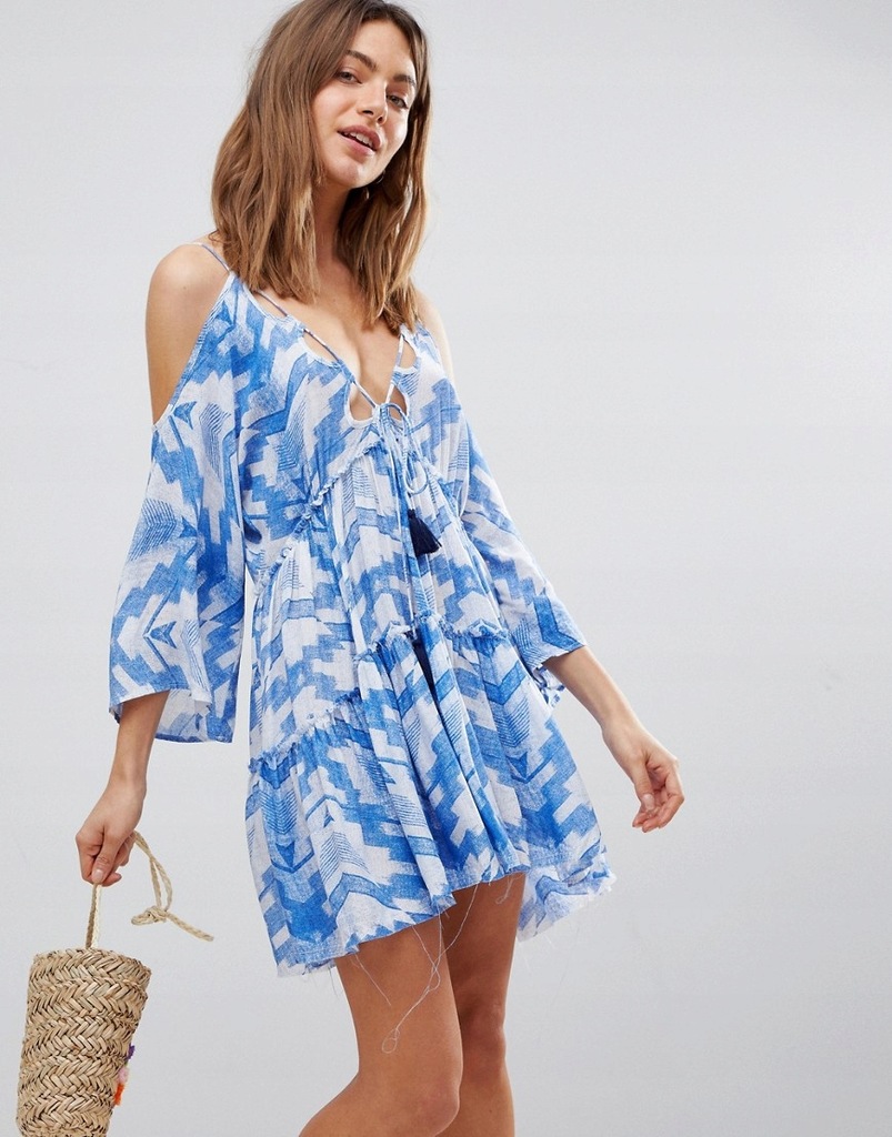 04C104__SURF GYPSY__D33 SUKIENKA PAREO PLAŻOWE__L - 7683407500 ...