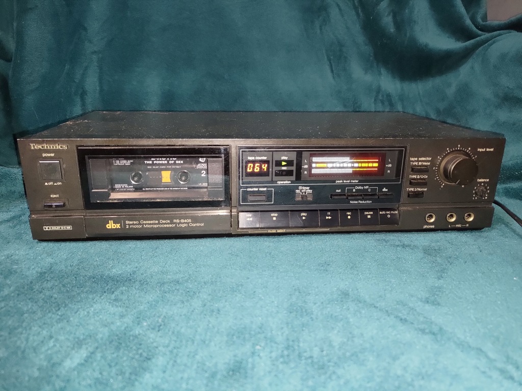 Magnetofon Technics RS-B405 czarny z głowicą Alps - 13488717237 ...