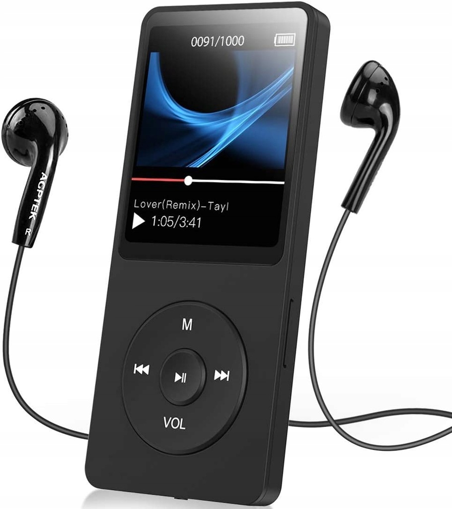 ODTWARZACZ MP3 8GB AGPTEK A02 CZARNY - 12701921218 - oficjalne archiwum ...
