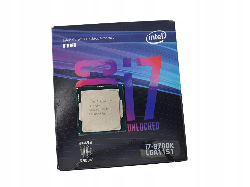 iNTEL CORE i7-8700K BOX+pasta i7 8700K GW - 12498839009 - oficjalne ...