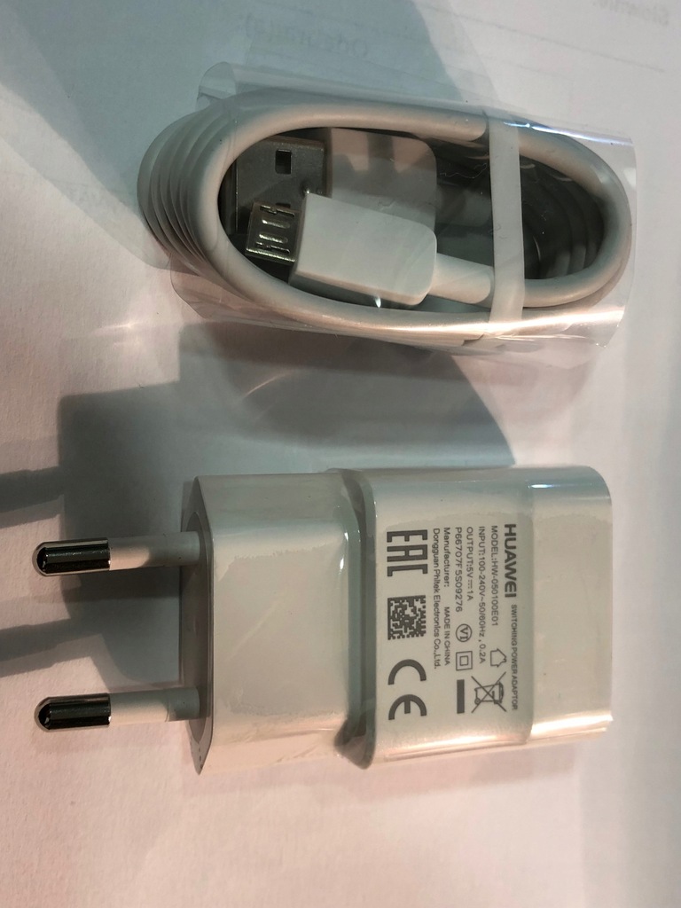 ŁADOWARKA SIECIOWA HUAWEI HW-050100E01+ kabel ORYG - 7977107374 ...