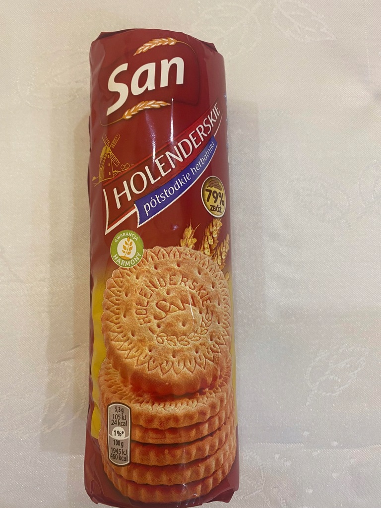 Ciastka Herbatnik San Holenderskie półsłodkie 168g - 11614994530 ...