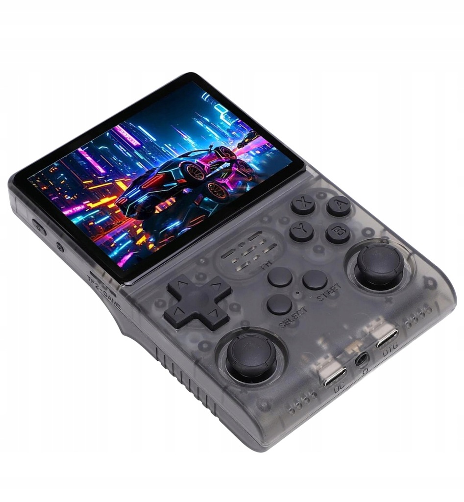 PRZENOŚNA KONSOLA RETRO R40S PRO – 256 GB 30000 GIER IPS 3,5” 45 ...