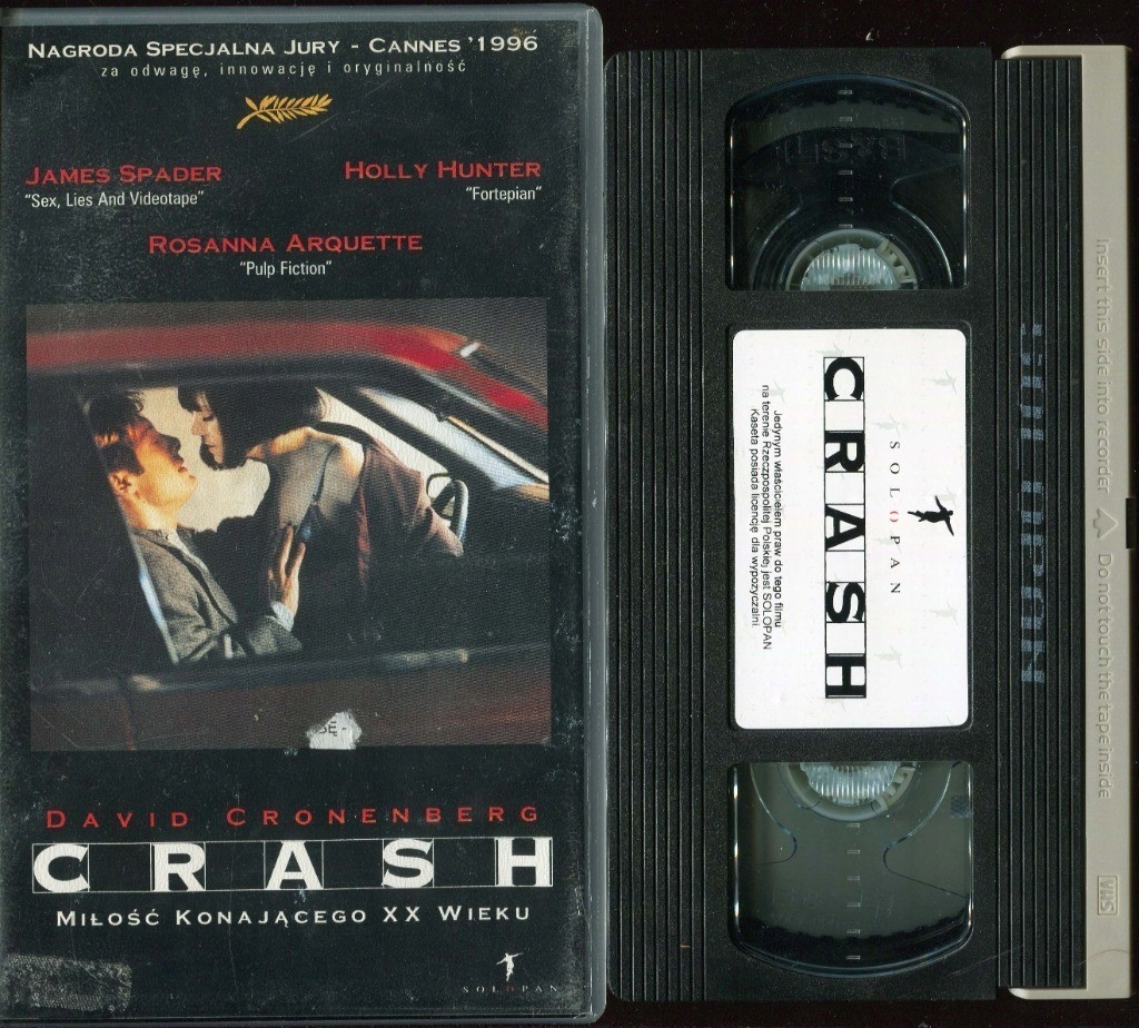 Crash: Niebezpieczne pożądanie. VHS - 12899325963 - oficjalne archiwum ...