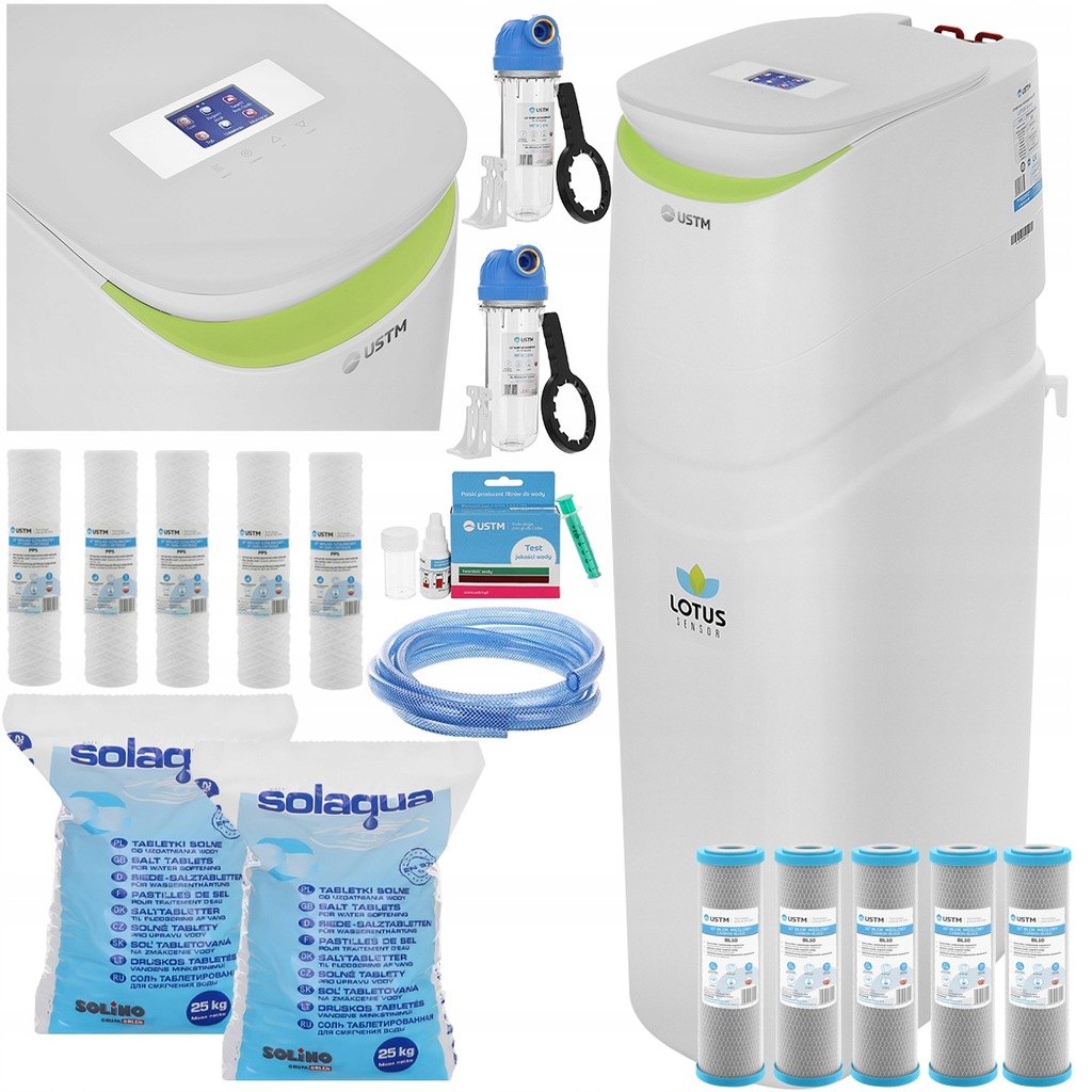 ZMIĘKCZACZ WODY STACJA UZDATNIANIA USTM ZESTAW 25L - 12118689934 ...