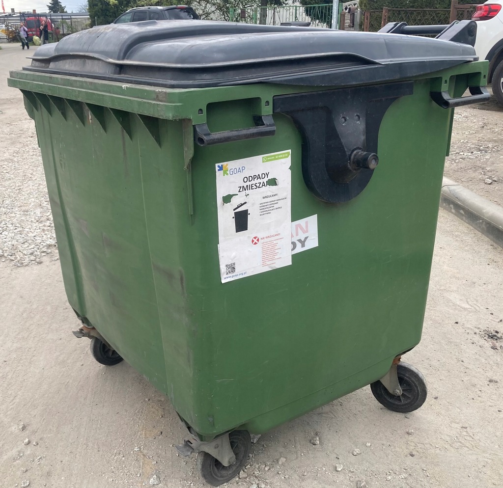 POJEMNIK KONTENER KOSZ NA ŚMIECI ODPADY 1100L - 13624317158 - oficjalne ...