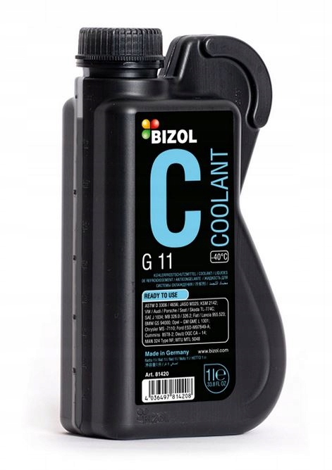 Płyn chłodniczy-konc.G11 BIZOL Coolant 1l /spełnia - 13268006405 ...