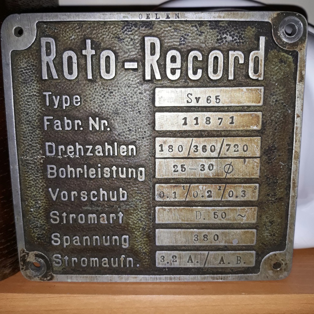 TABLICZKA ROTO-RECORD III RZESZA - 11739505427 - oficjalne archiwum Allegro