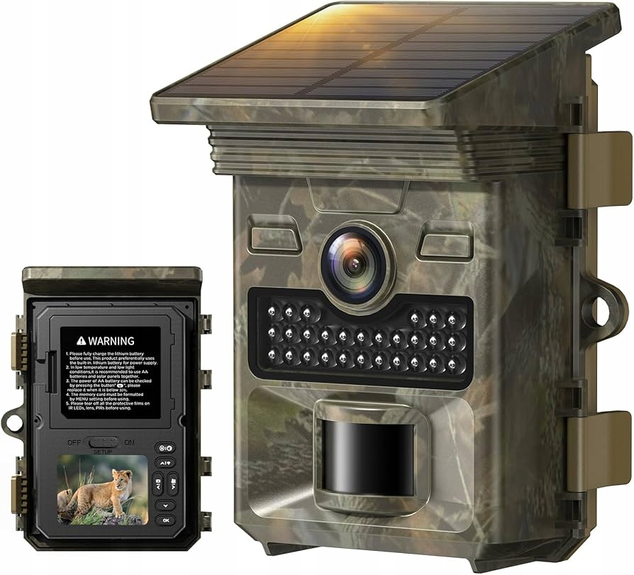 SOLAR INTERGRATED Hunting Camera | KAMERA ŁOWIECKA Z SOLAREM ...