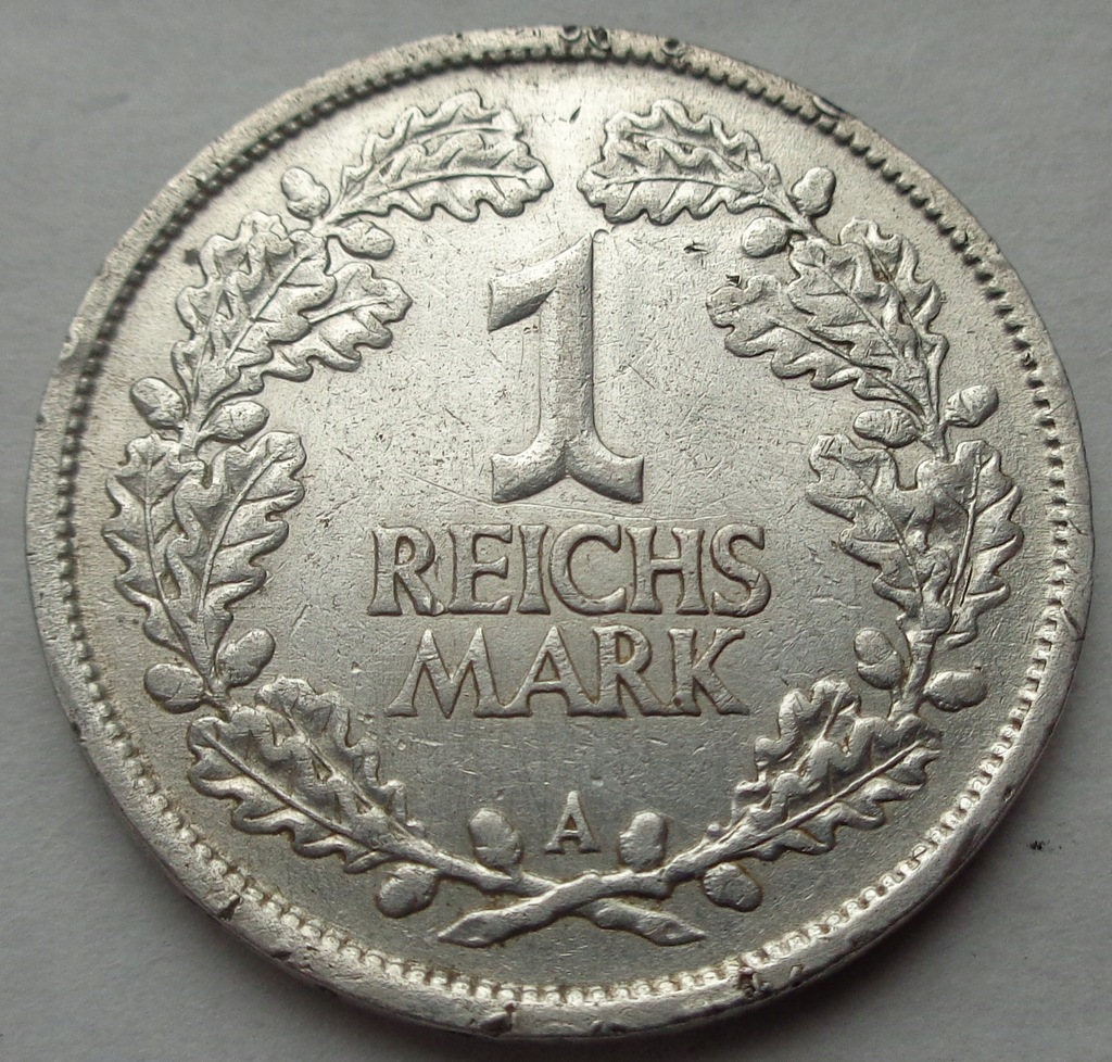 Niemcy - 1 marka - 1925 A - srebro - 14419420399 - oficjalne archiwum ...