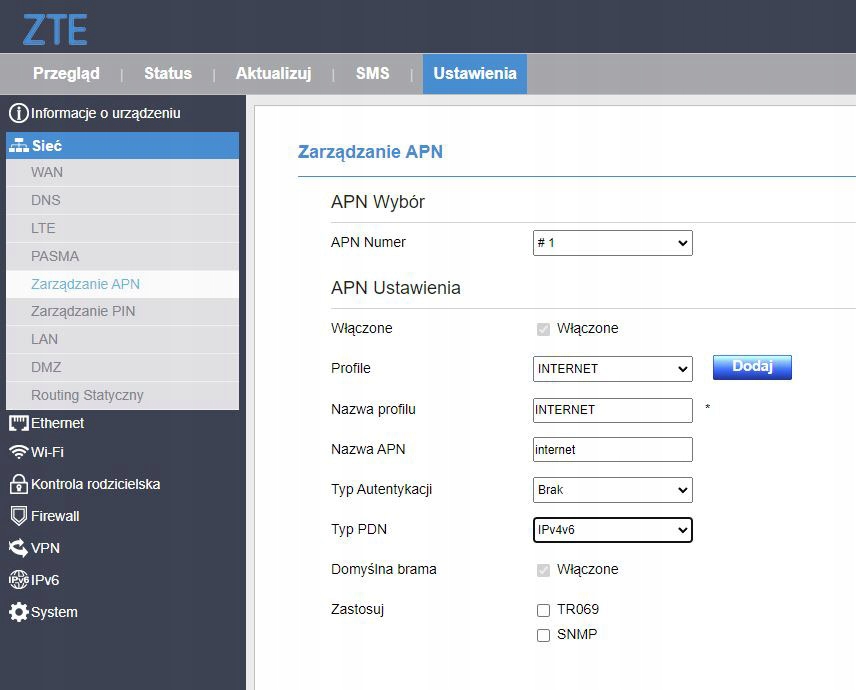 ZTE MF258K NIEBRANDOWANY Firmware B04B08 SUPERADMN - 12093799196 ...