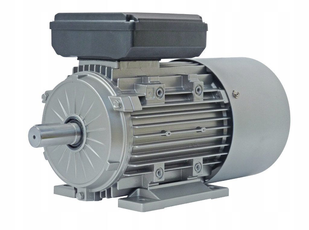 Silnik elektryczny jedno fazowy 1,1kW 2800 obr B3. - 8068675403 - oficjalne archiwum Allegro