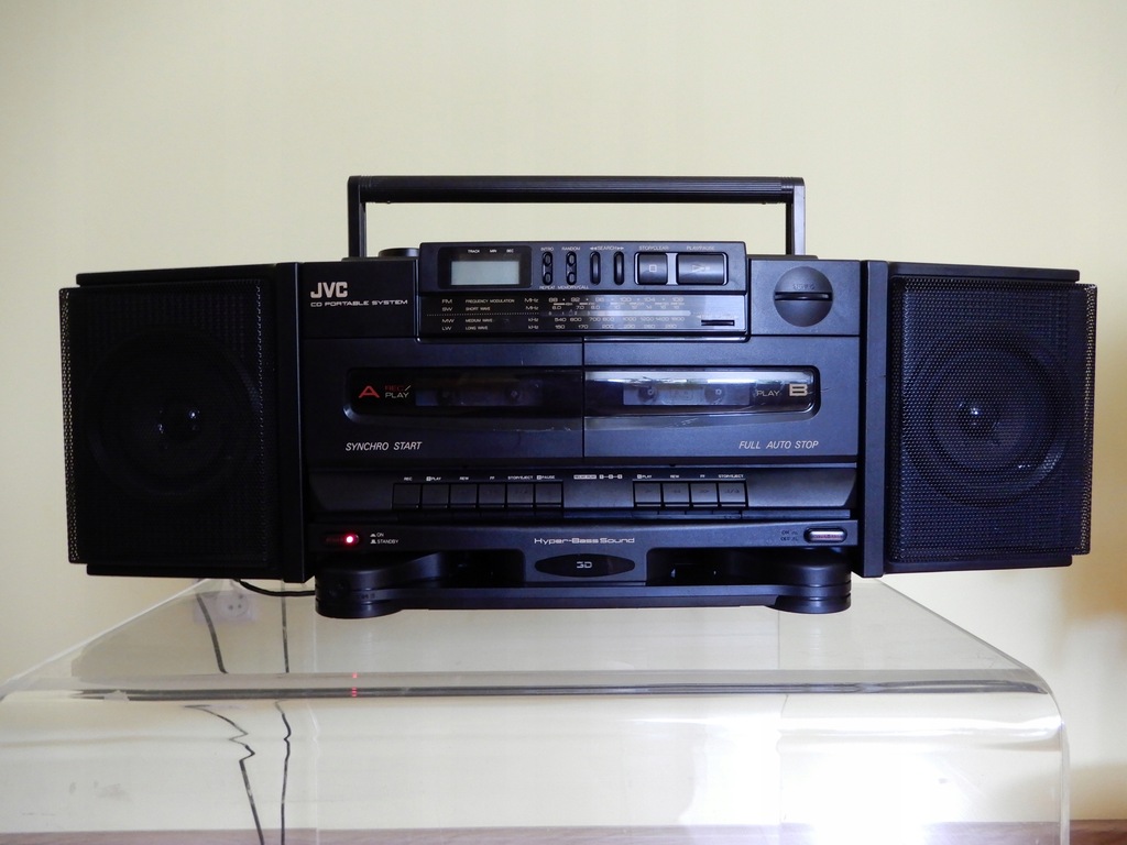 Radiomagnetofon JVC PC-X100 z CD - 14022067008 - oficjalne archiwum Allegro