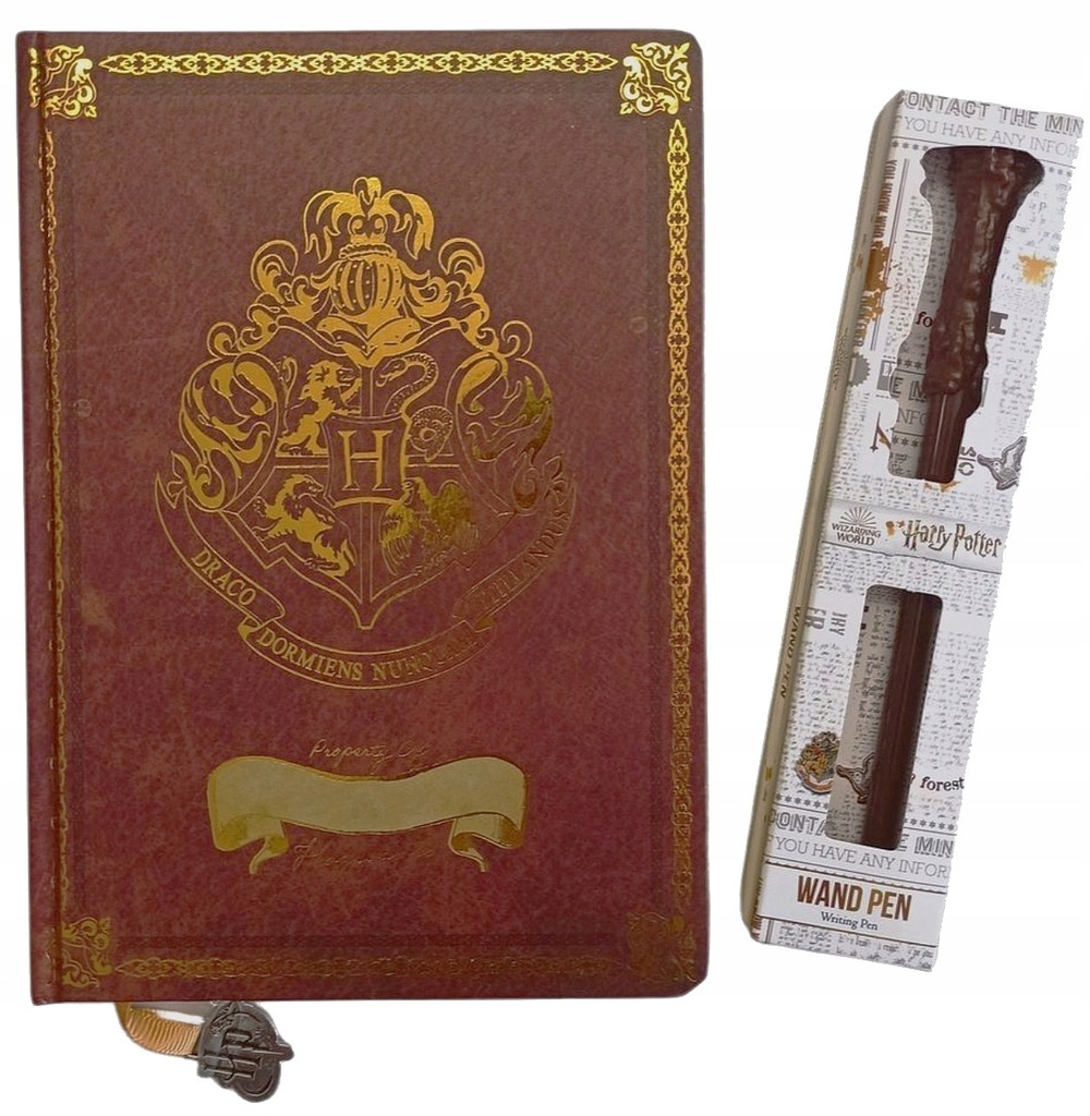 Zestaw HARRY POTTER Notes A5 i Długopis Różdżka - 13433163772 ...
