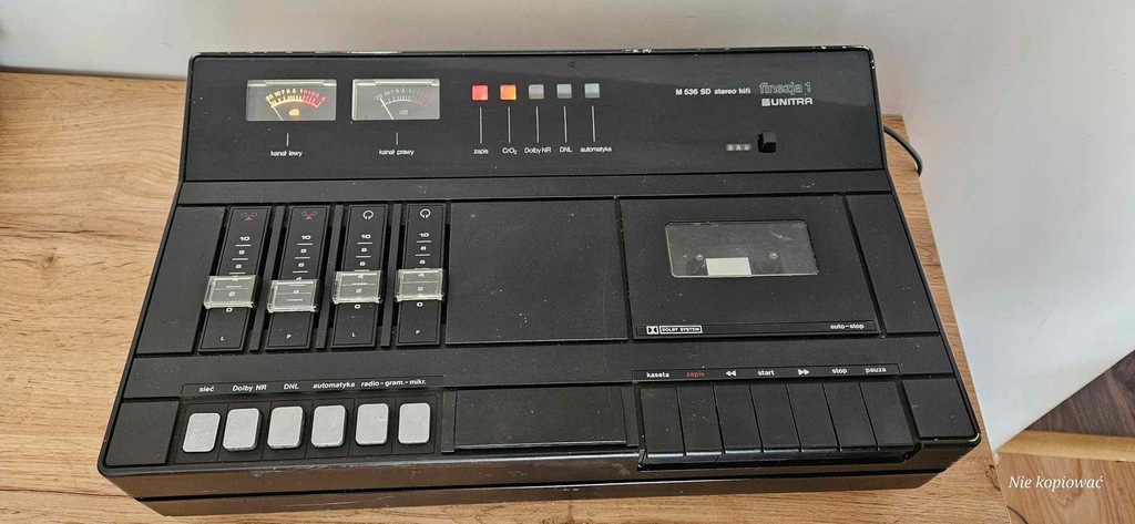 Magnetofon kasetowy Unitra FINEZJA 1 M 536 SD STEREO HIFI - 17402089599 ...