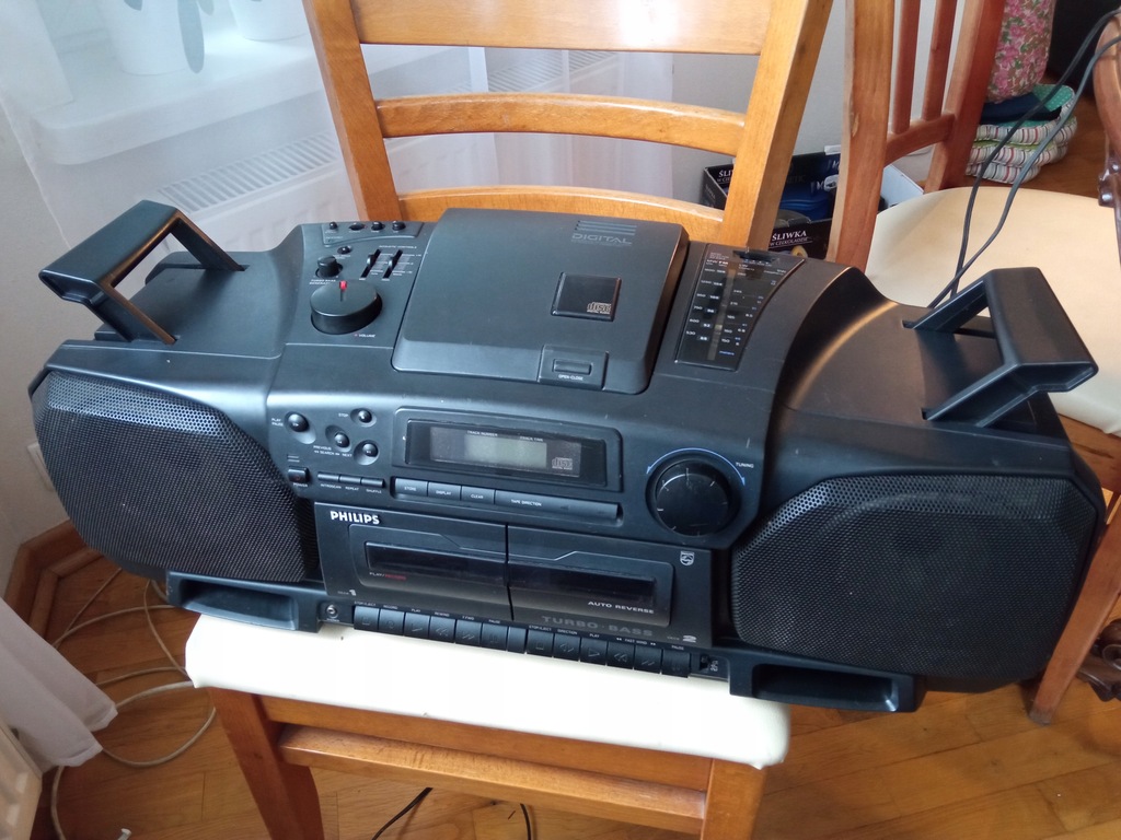 Radio-magnetofon PHILIPS AZ 8304 /20 Turbo Bass - 14383903589 ...
