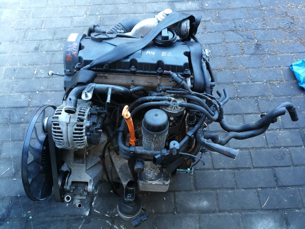 AUDI A4 B6 SILNIK KOMPLETNY AWX 1.9 TDI 130KM IGŁA - 7393602340 - oficjalne archiwum Allegro