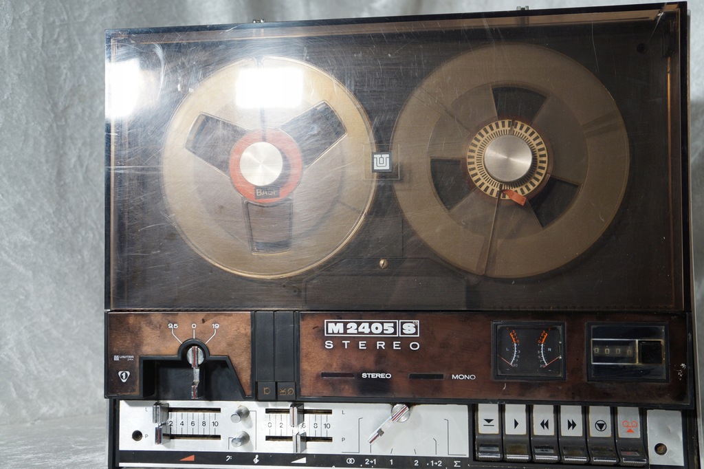 Magnetofon Szpulowy UNITRA M2405S - 8935270584 - oficjalne archiwum Allegro