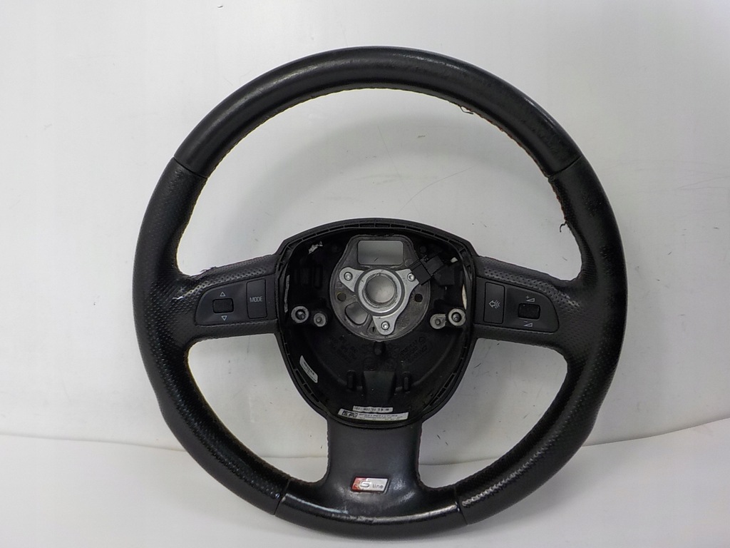 AUDI A3 II 8P S LINE KIEROWNICA KOŁO SKÓRA MULTI - 13515399755 - oficjalne archiwum Allegro