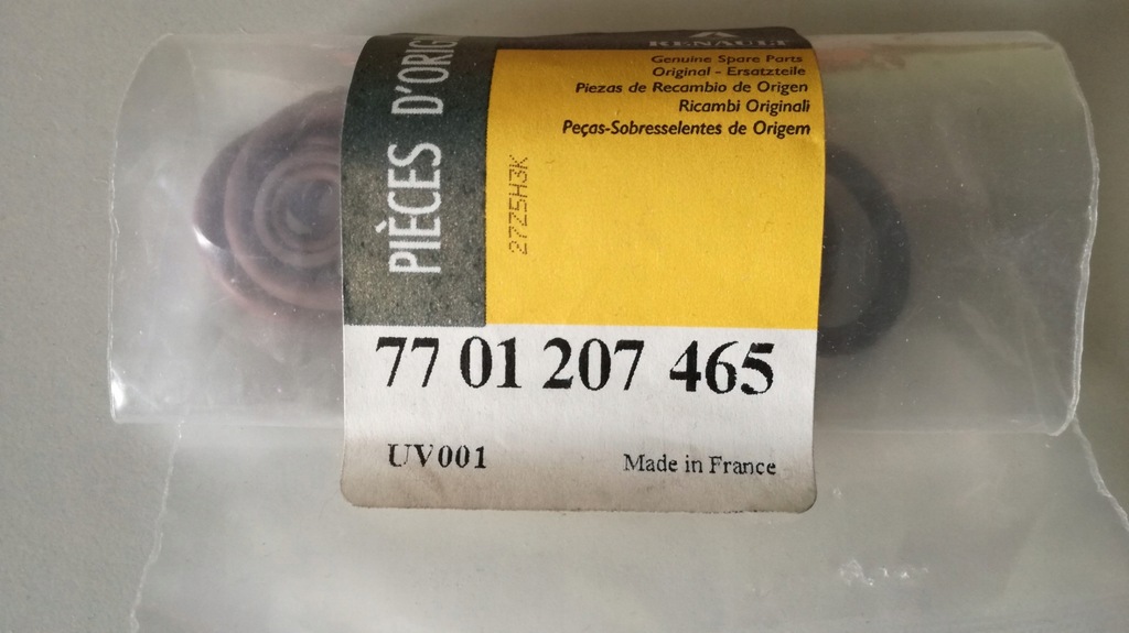 Uszczelki klimatyzacji Renault 77 01 207 465 - 8087249237 - oficjalne ...