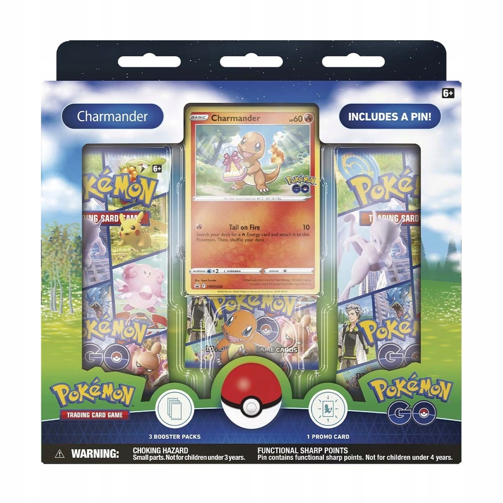Купить НАБОР КАРТ Pokemon GO TCG Pin Charmander: отзывы, фото и ...