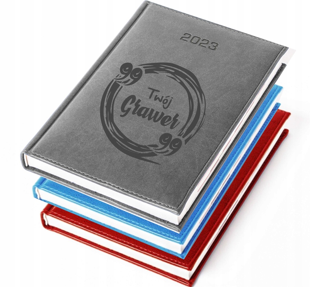 KALENDARZ A4 Dzienny 2023 różne kolory Twój GRAWER - 12689450016 - oficjalne archiwum Allegro