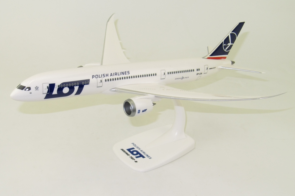 Boeing 787-9 LOT PLL model samolotu 1:200 SP-LSA - 11555773857 ...